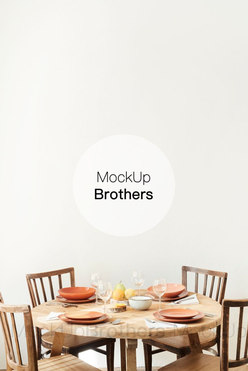 Kitchen wall decor mockup by Mockup Brothers – MockupBrothers
